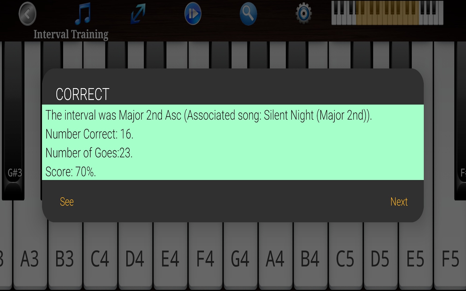 Piano Ear Training Pro - App on Amazon Appstore