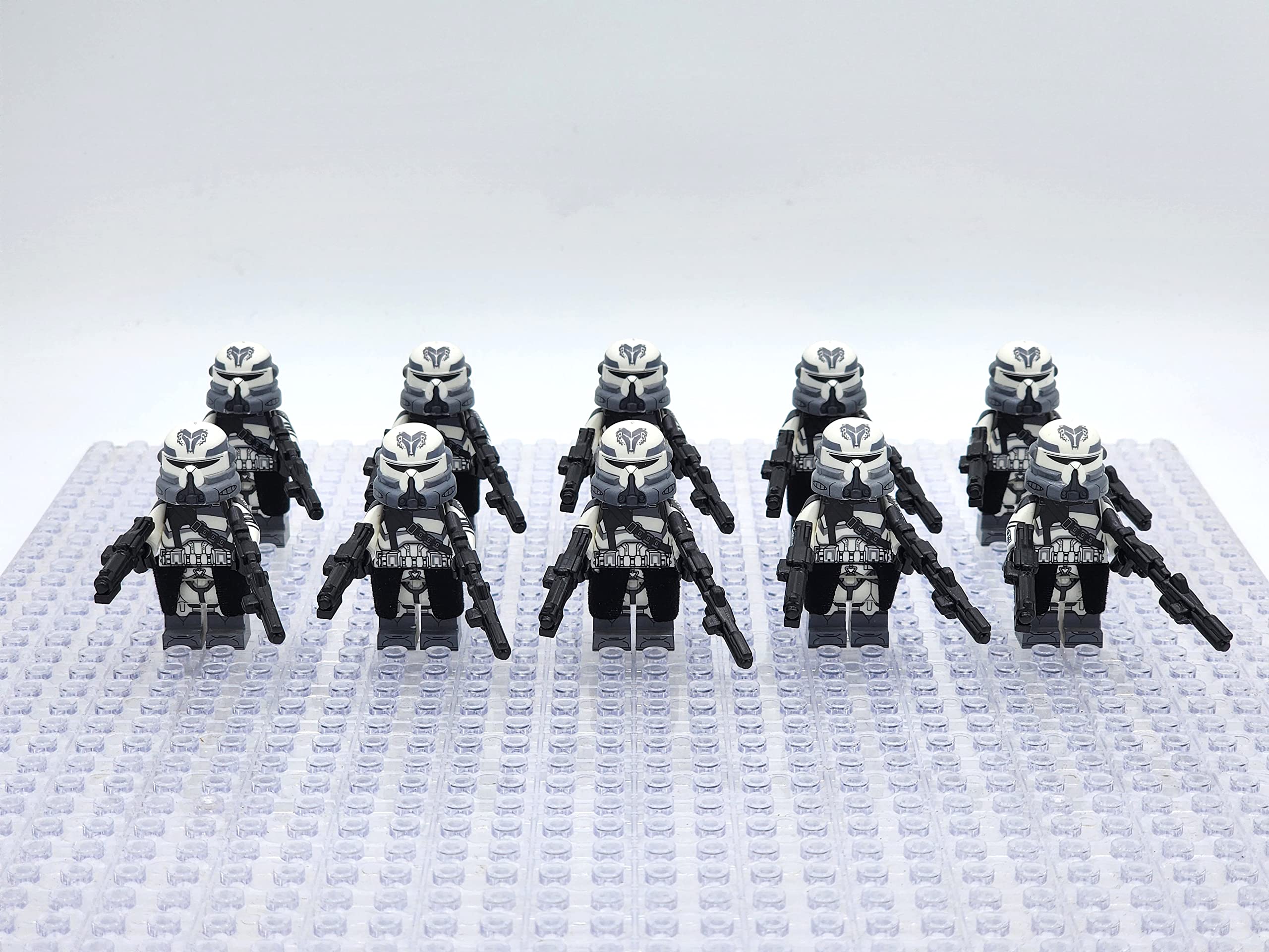 Phase 2 Wolfpack Airborne Paratroopers Clone Troopers Battle Set 10pcs ...