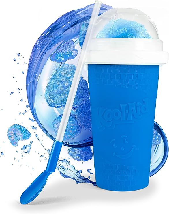 Amazon.com: Nostalgia Kool-Aid Squeezy Slush 10 Oz. Cup for Instant ...