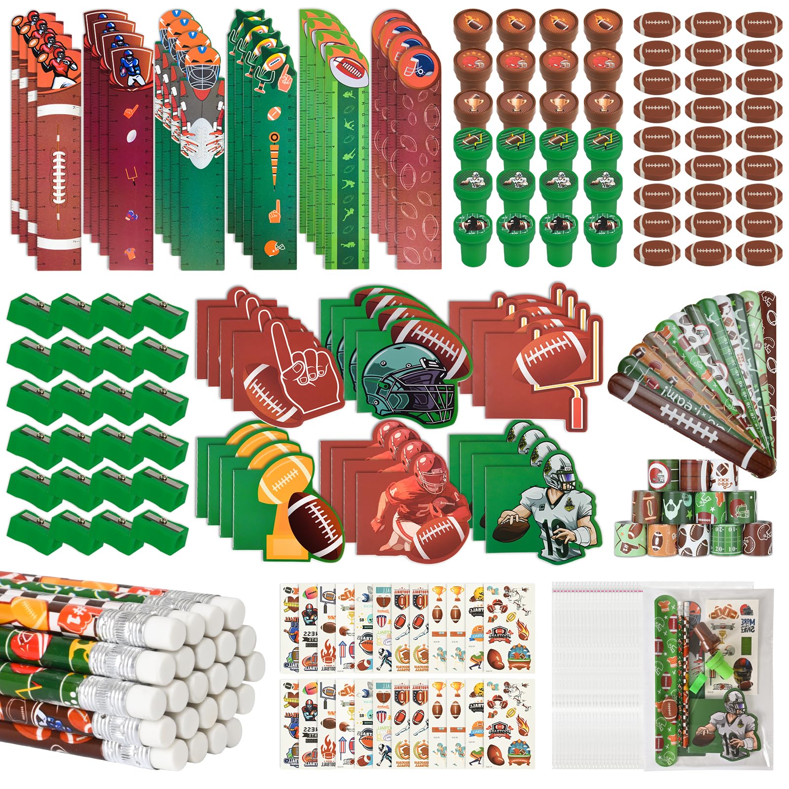 Amazon.com: 216Pcs Football Party Favors Football Theme Party Kids ...