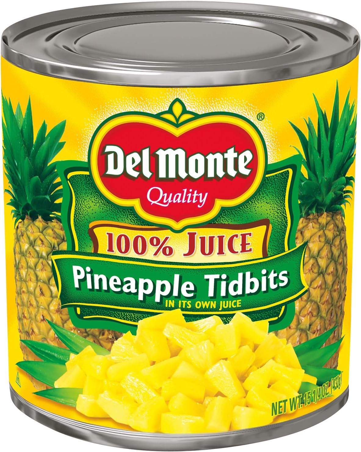 Amazon.com : Del Monte Pineapple Chunks In 100% Juice, 15.25 Oz (Pack ...