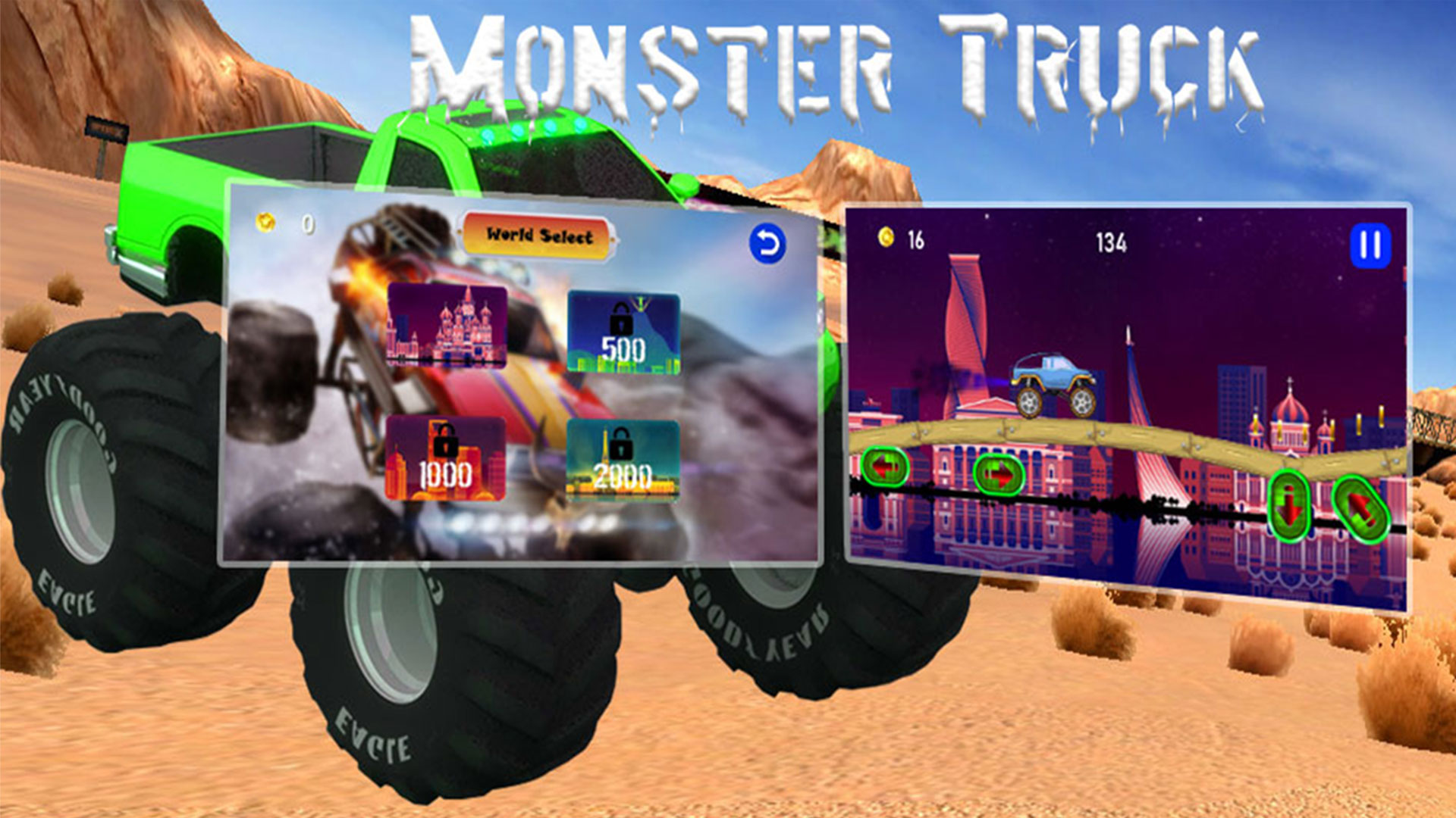 Offroad Monster Truck:Big Truck Game - App on Amazon Appstore