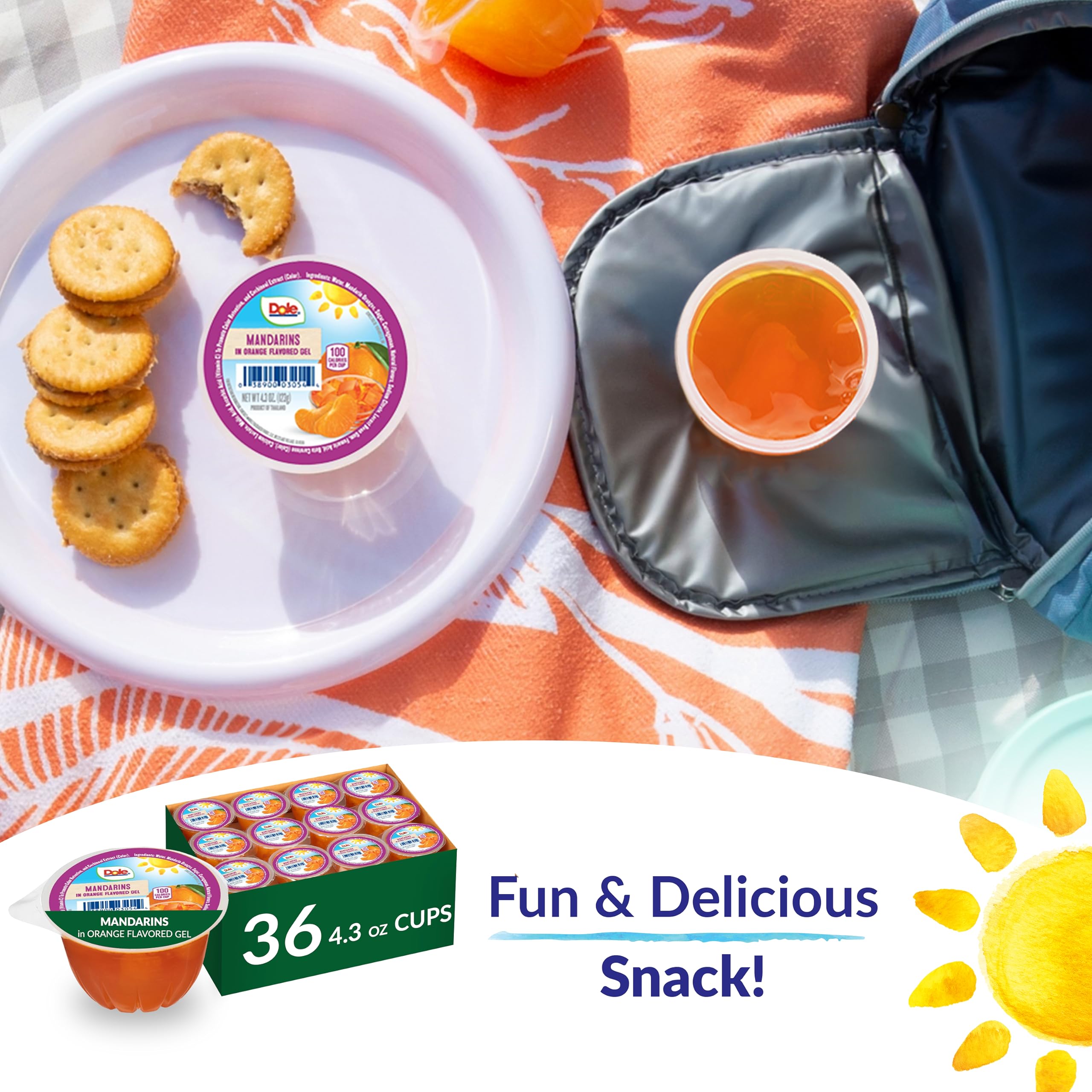 Snapklik.com : Dole Fruit Bowls Mandarins In Orange Flavored Gel Snacks ...