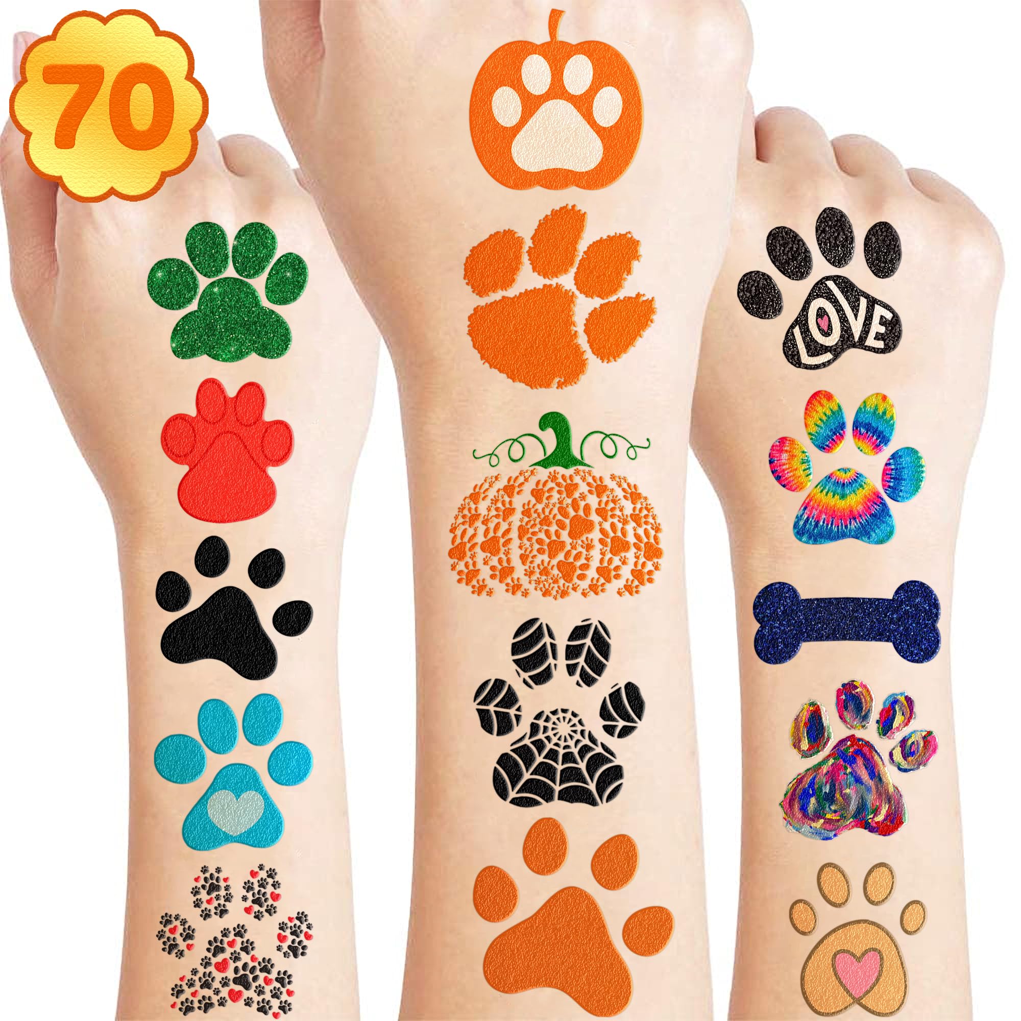Dog Paw Print Tattoos For Women