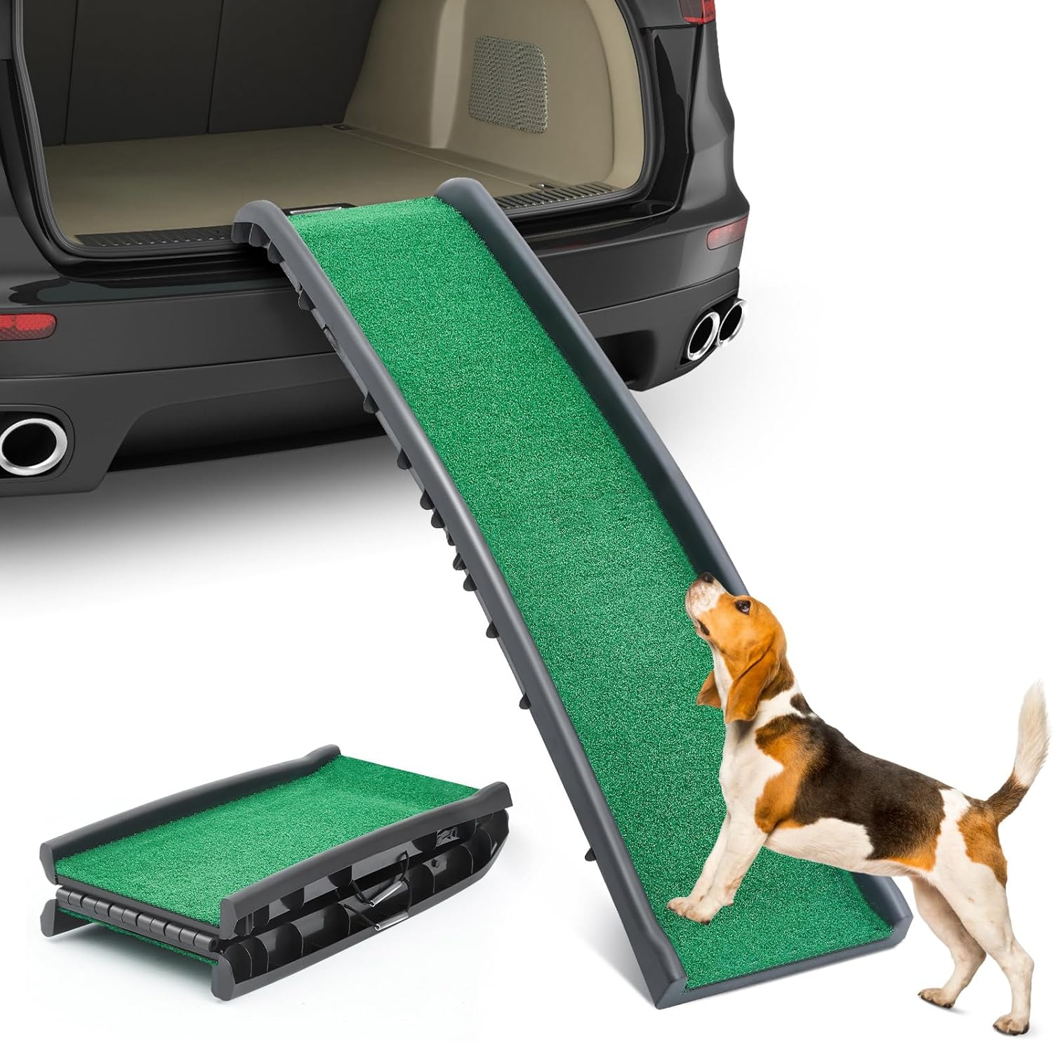 Amazon.com : Suzile Foldable Dog Ramp for Car 61 x 16 Inch, Portable ...