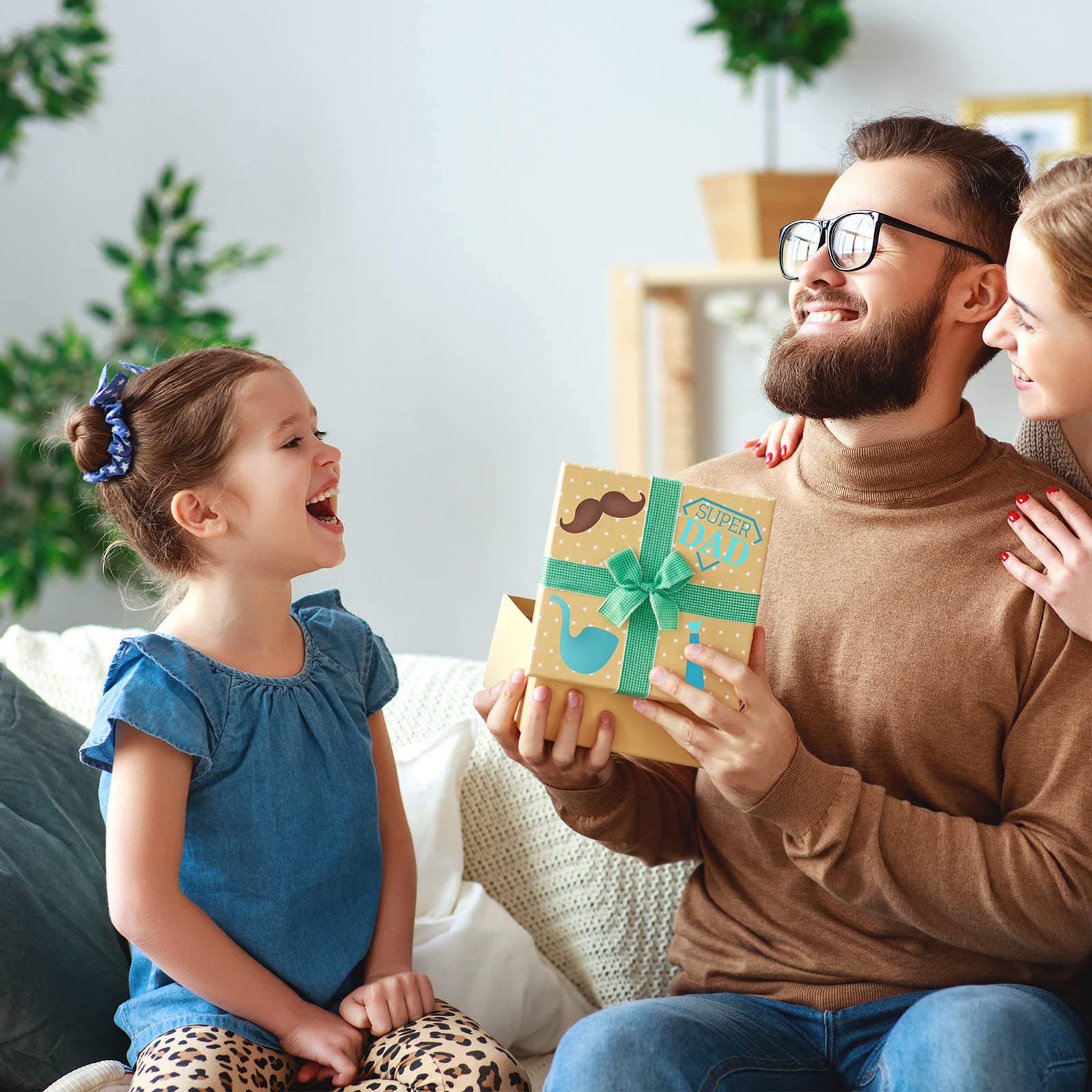 Snapklik.com : 20pcs Happy Mothers Day & Fathers Day Stencils, 6x6 Inch ...