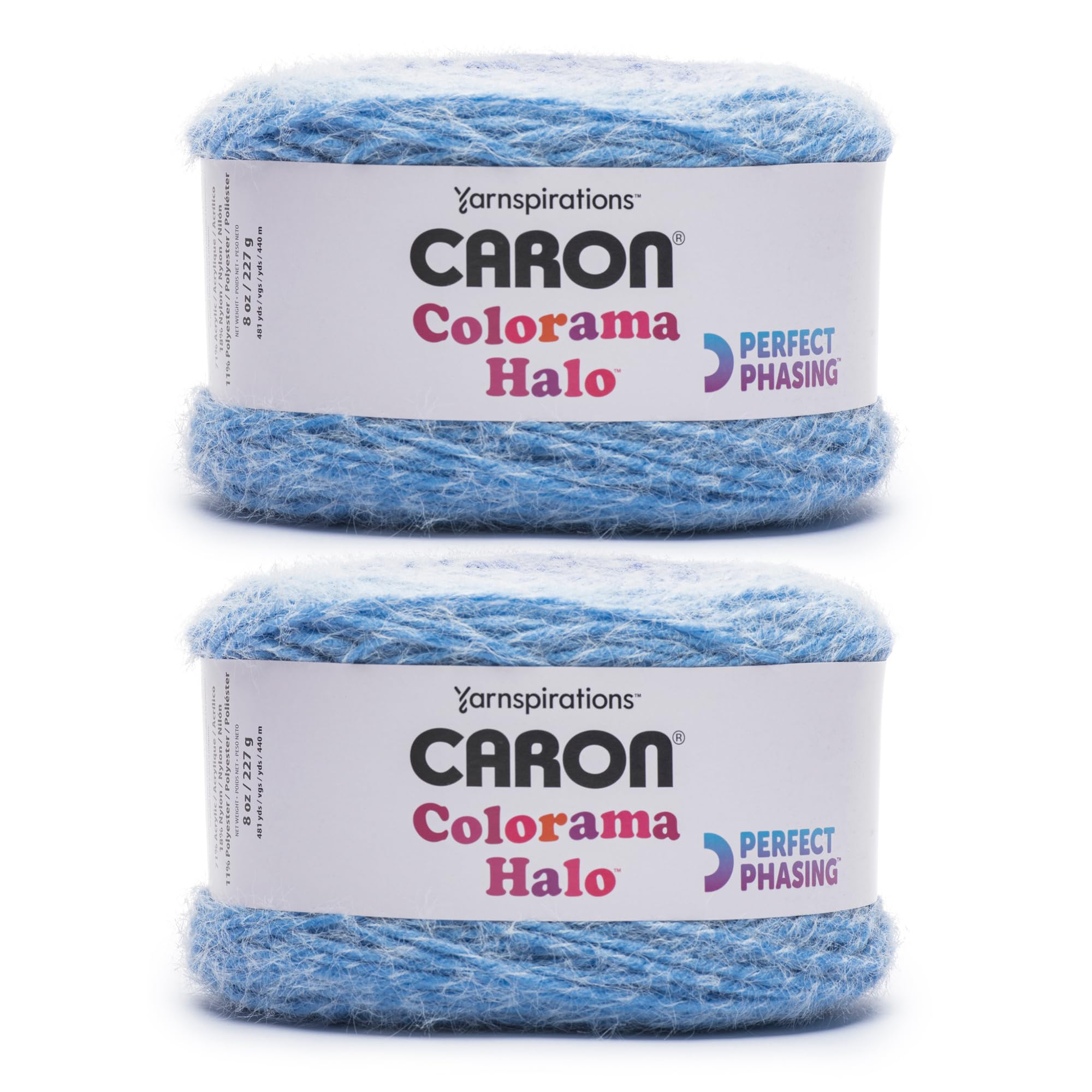 Amazon.com: Caron Colorama Halo Cake Yarn, Ultra Marine