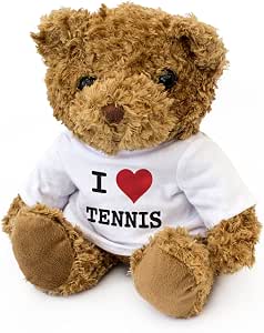 NEW - I LOVE TENNIS Teddy Bear - Cute And Cuddly - Tennis Fan Gift ...
