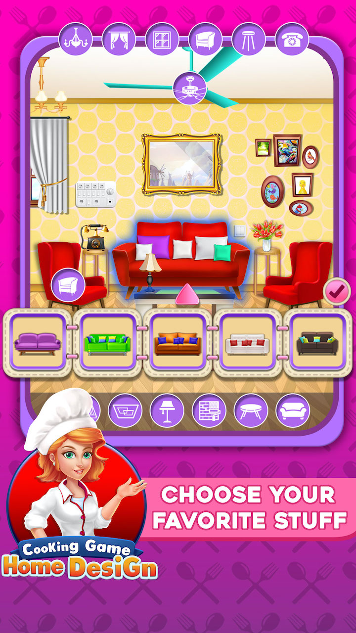 Home Design : Cooking Chef - Home Renovation : Cooking Games - App on ...