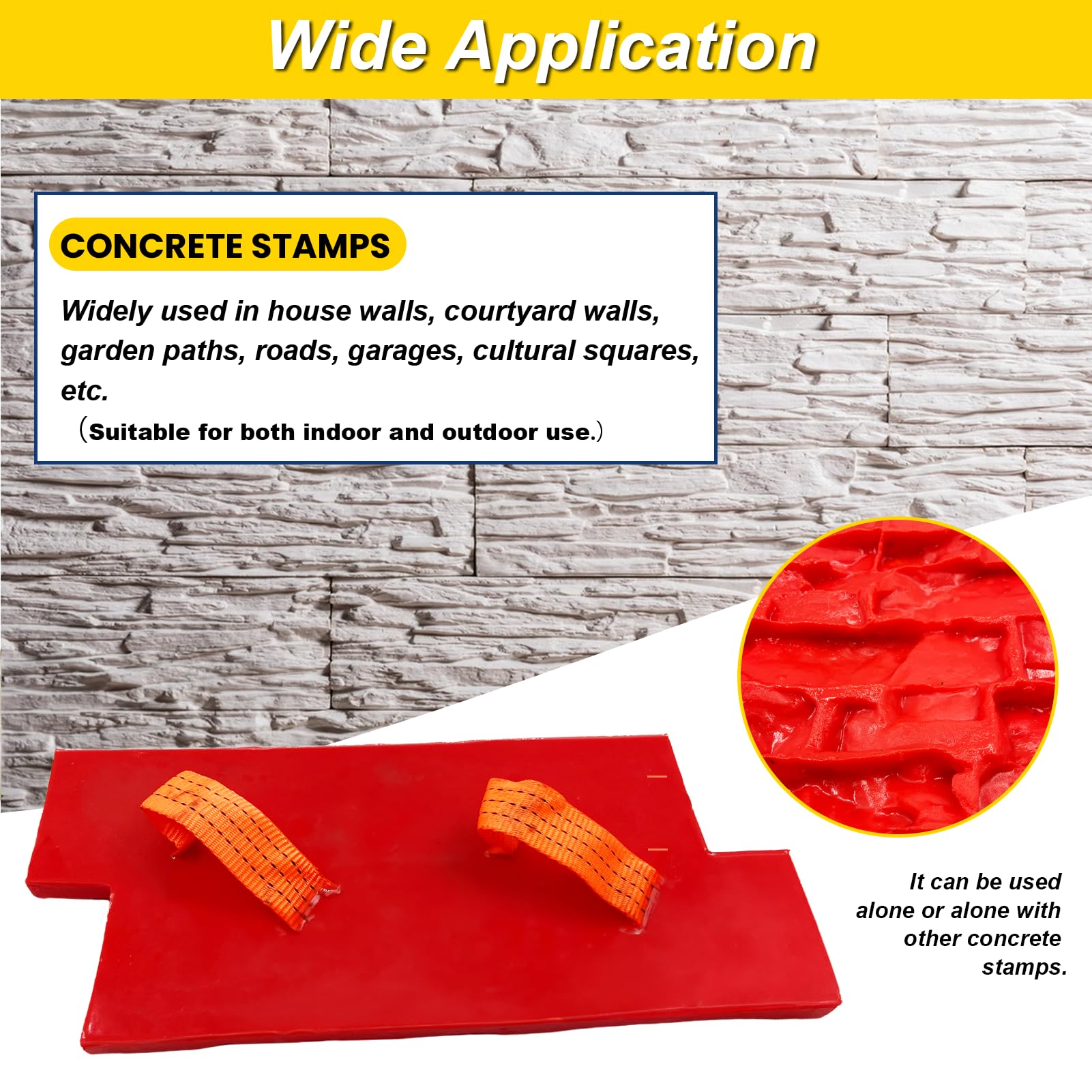 Concrete Mold Realistic Slate Texture Concrete Stamps Concrete Texture ...