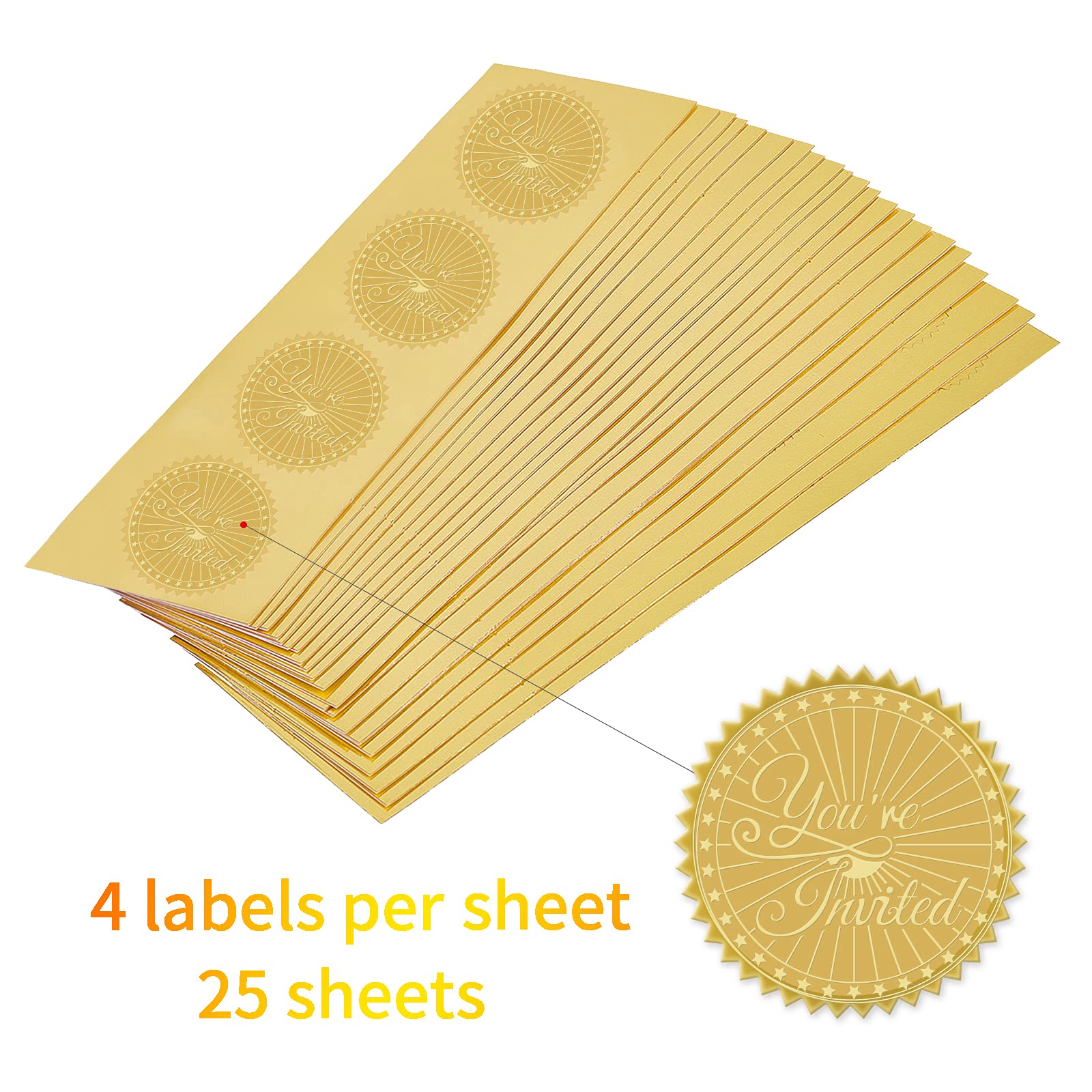 Graduation Embossed Seal Foil Graduation Announcements | Pear Tree
