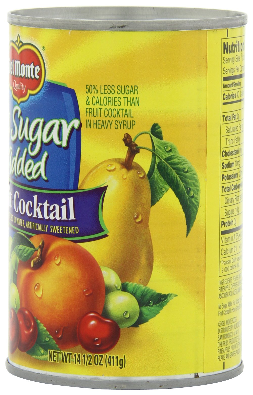 Del Monte Fruit Cocktail Sizes