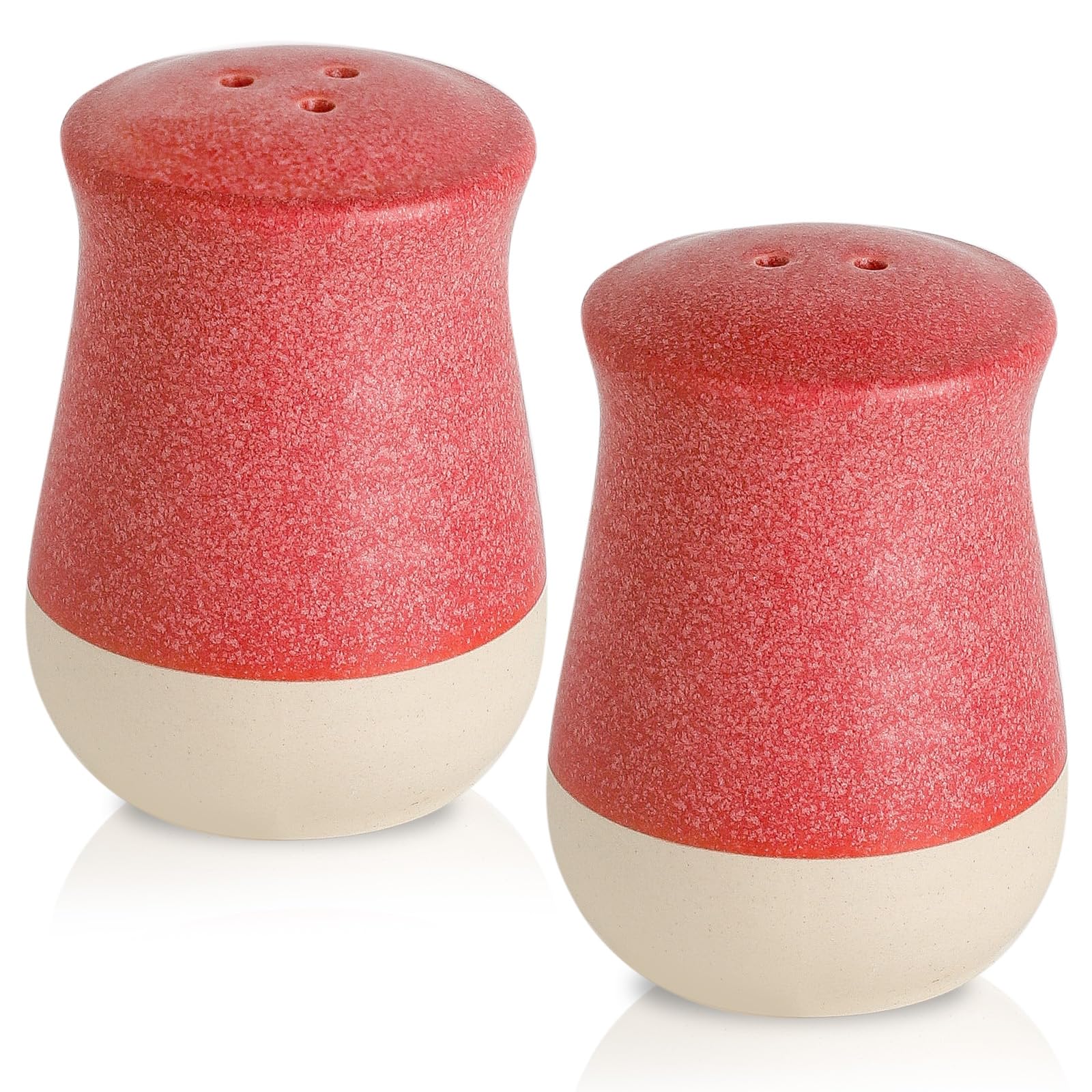 Amazon.com: Hasense Ceramic Salt Shaker, Kitchen Decor Salt and Pepper ...