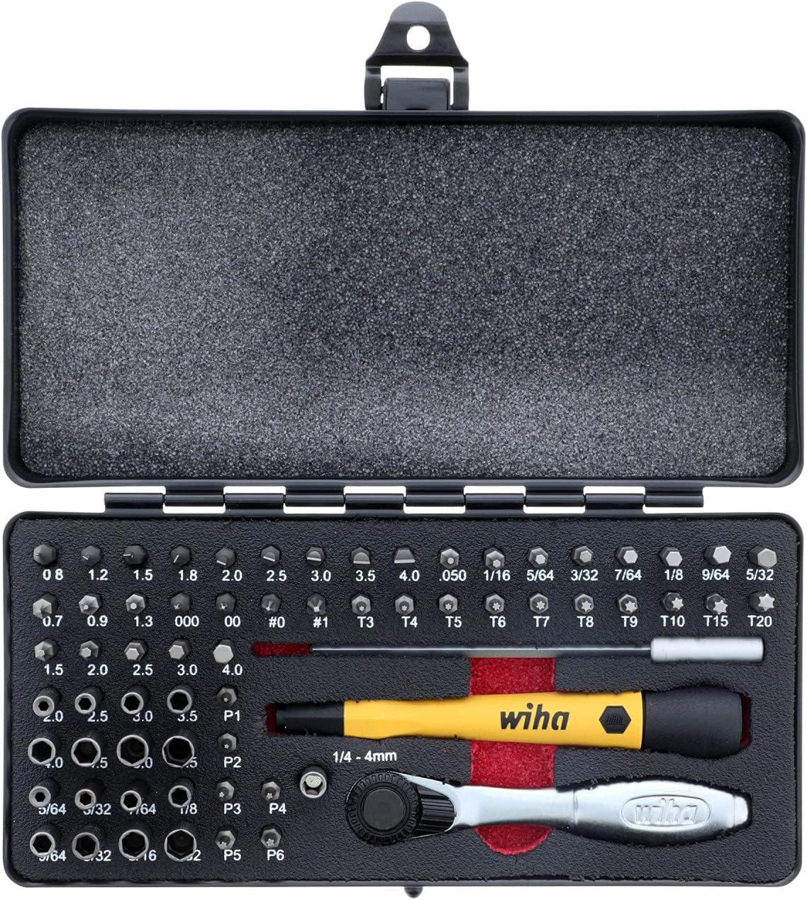 Wiha 75965 Ratchet Bit Set,65 pcs,3/16" Hex Shank : Amazon.ca: Tools ...