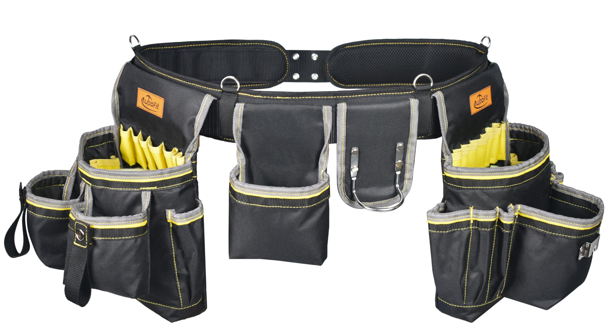 Aupofit 6Pcs Tool Pouch Belt 40 Pockets and Loops, Electrician Tool ...