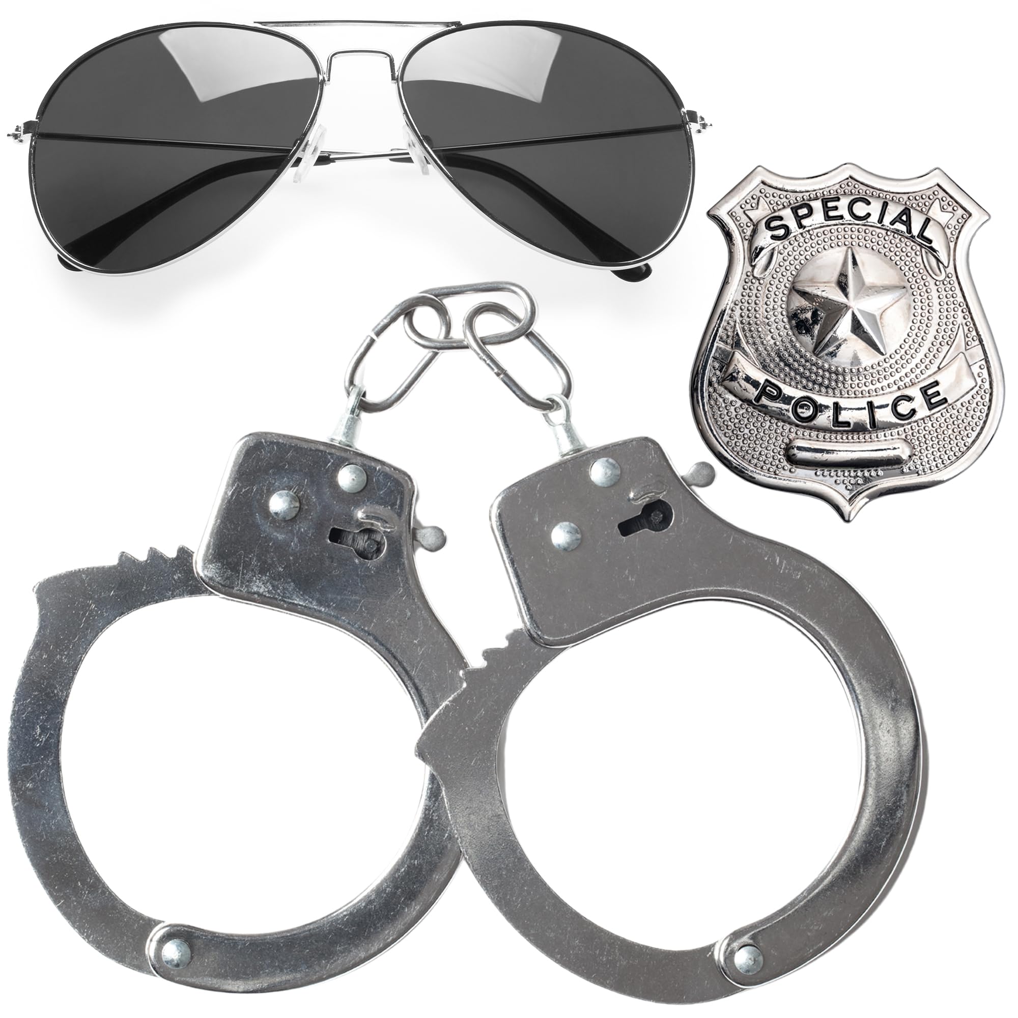 3pc Police Costume Women Police Accessories - With Police Badge Police ...