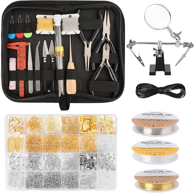 Amazon.com: Giwaelro Jewelry Making Kit for Adults, Jewelry Making ...