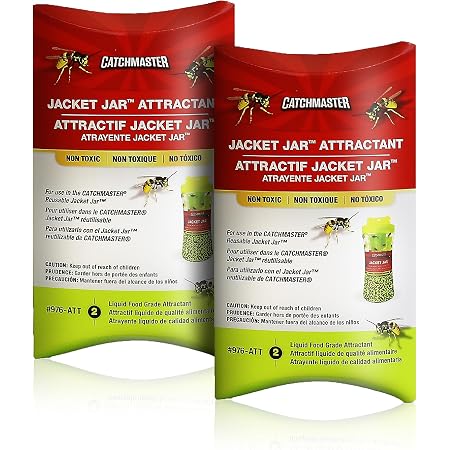 Amazon.com : Catchmaster Yellow Jacket, Hornet, & Wasp Trap Jar Bait ...