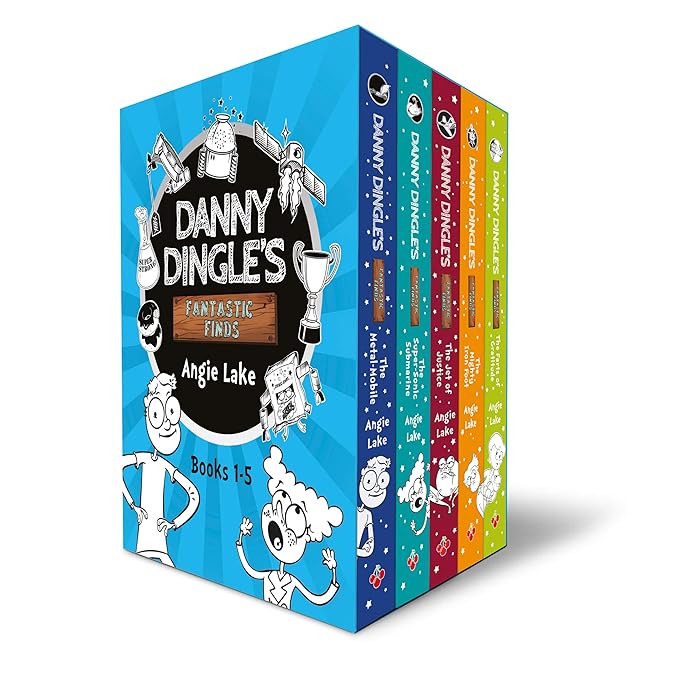 Buy Danny Dingle's Fantastic Finds 5 Book Box Set (The Metal-Mobile ...