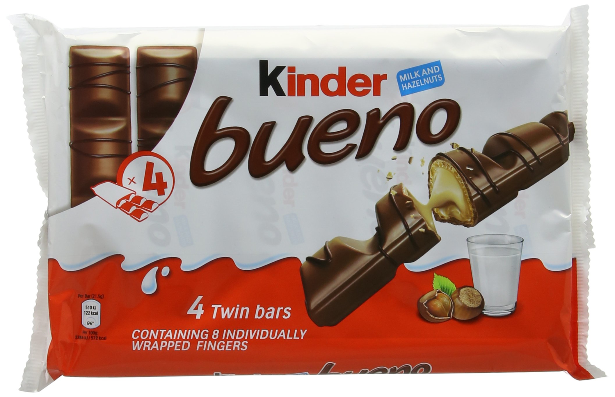 Kinder Bueno Classic Bar Multipack 4 x 43 g (Pack of 11) : Amazon.co.uk ...