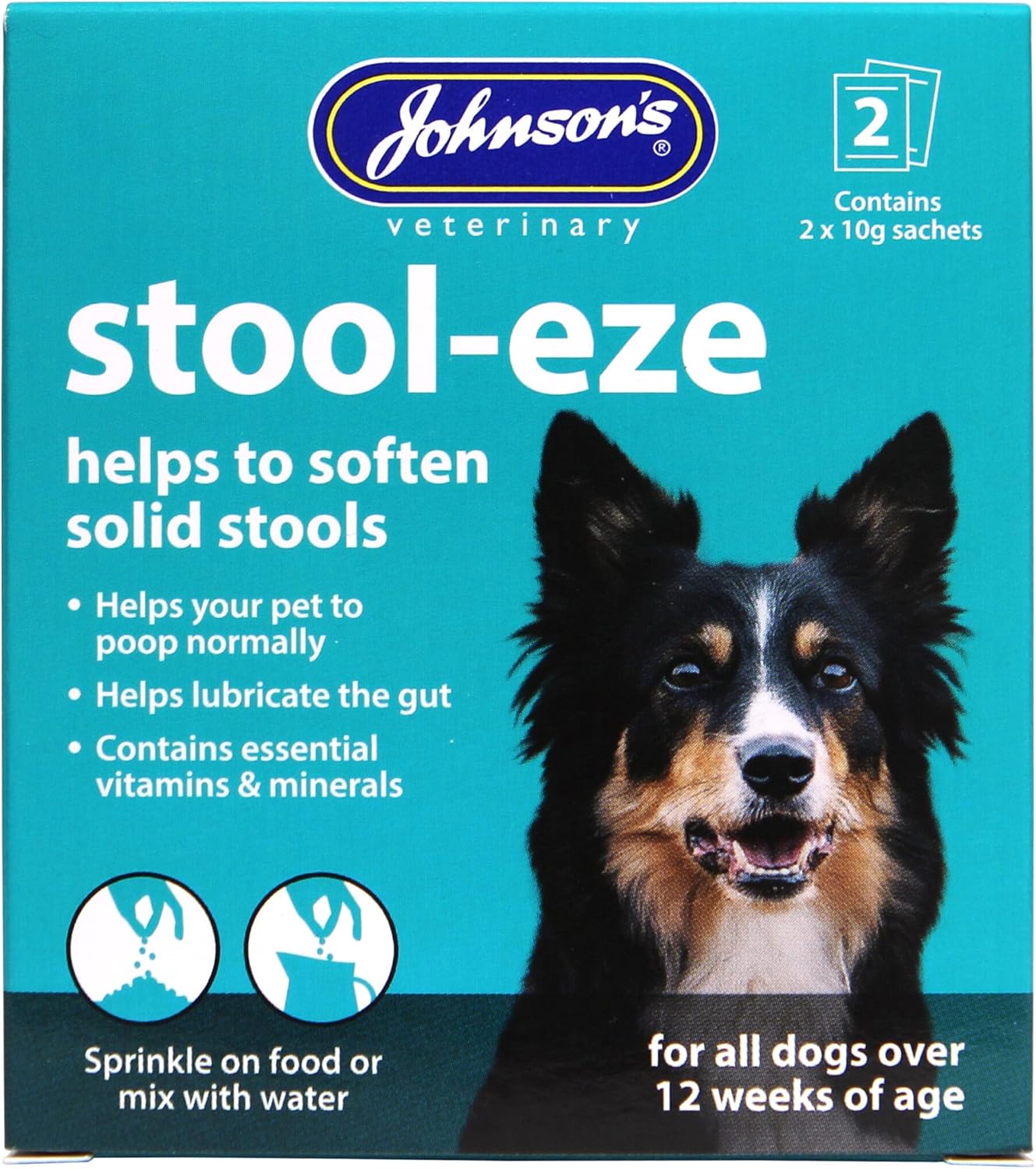 Johnson's Vet Products Stool-Eze - Helps To Soften Solid Stools (For ...