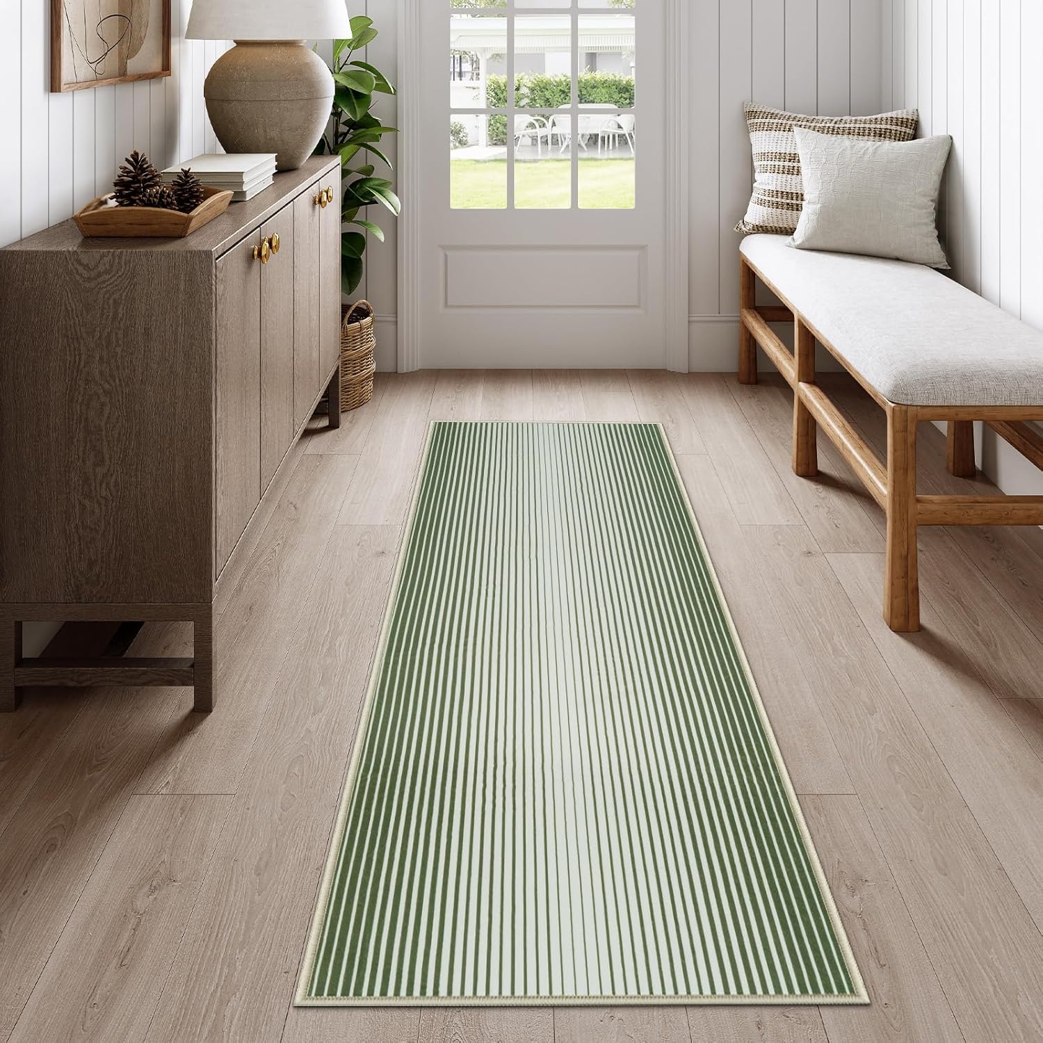 Amazon.com: LEEVAN 2x6 Runner Rug Washable Kitchen Rugs Non Slip Modern ...