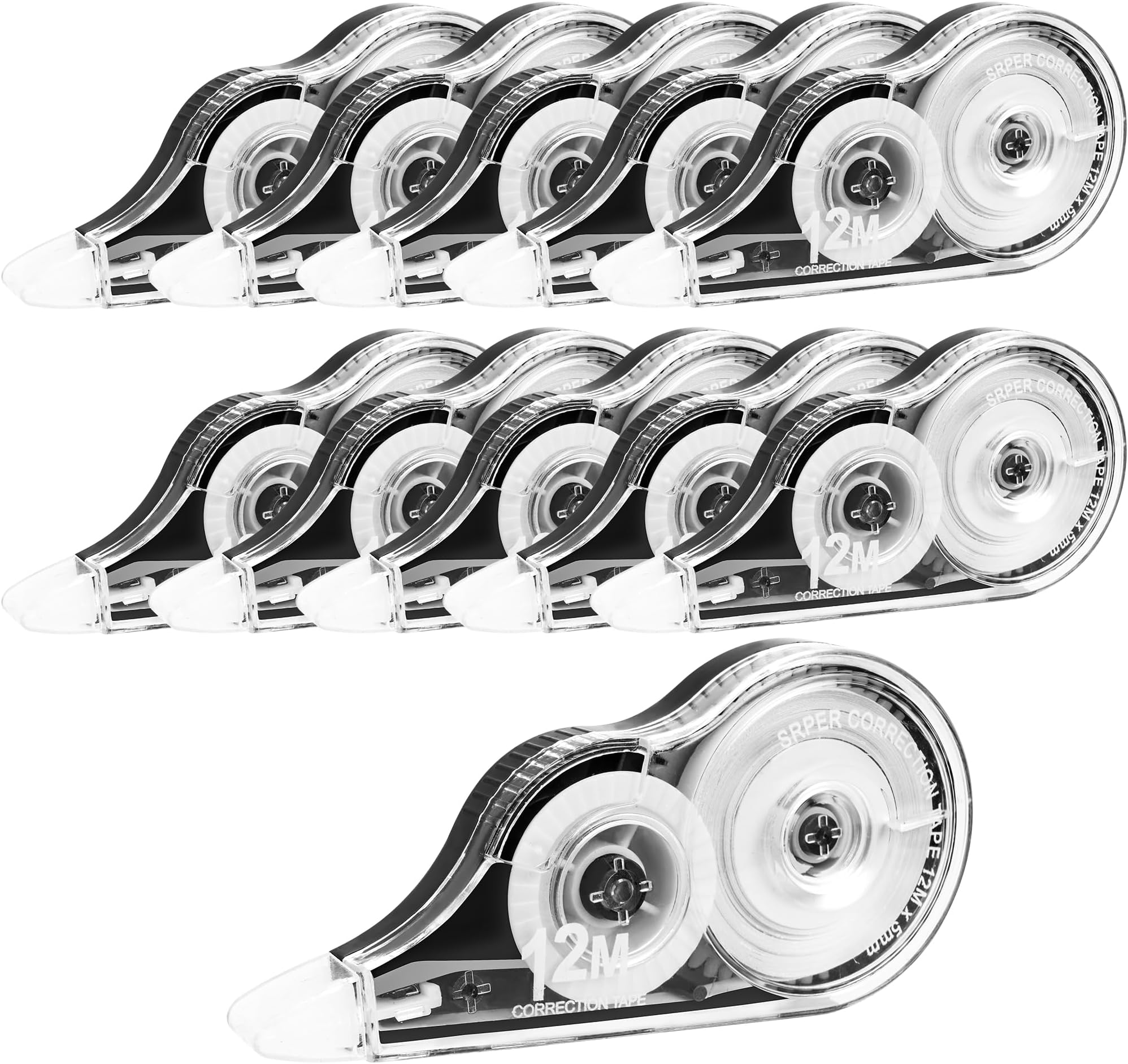 Amazon.com : Lzerking Correction Tape, White, 6-Count, Make Instant ...