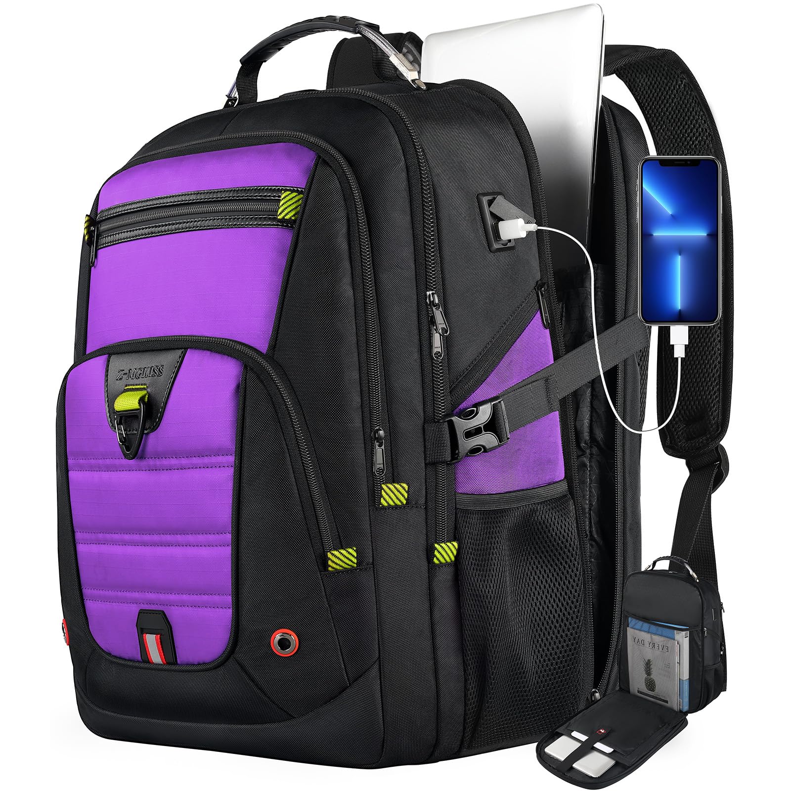 Z-MGKISS Travel Backpack for Women, Extra Large Laptop Backpack ...