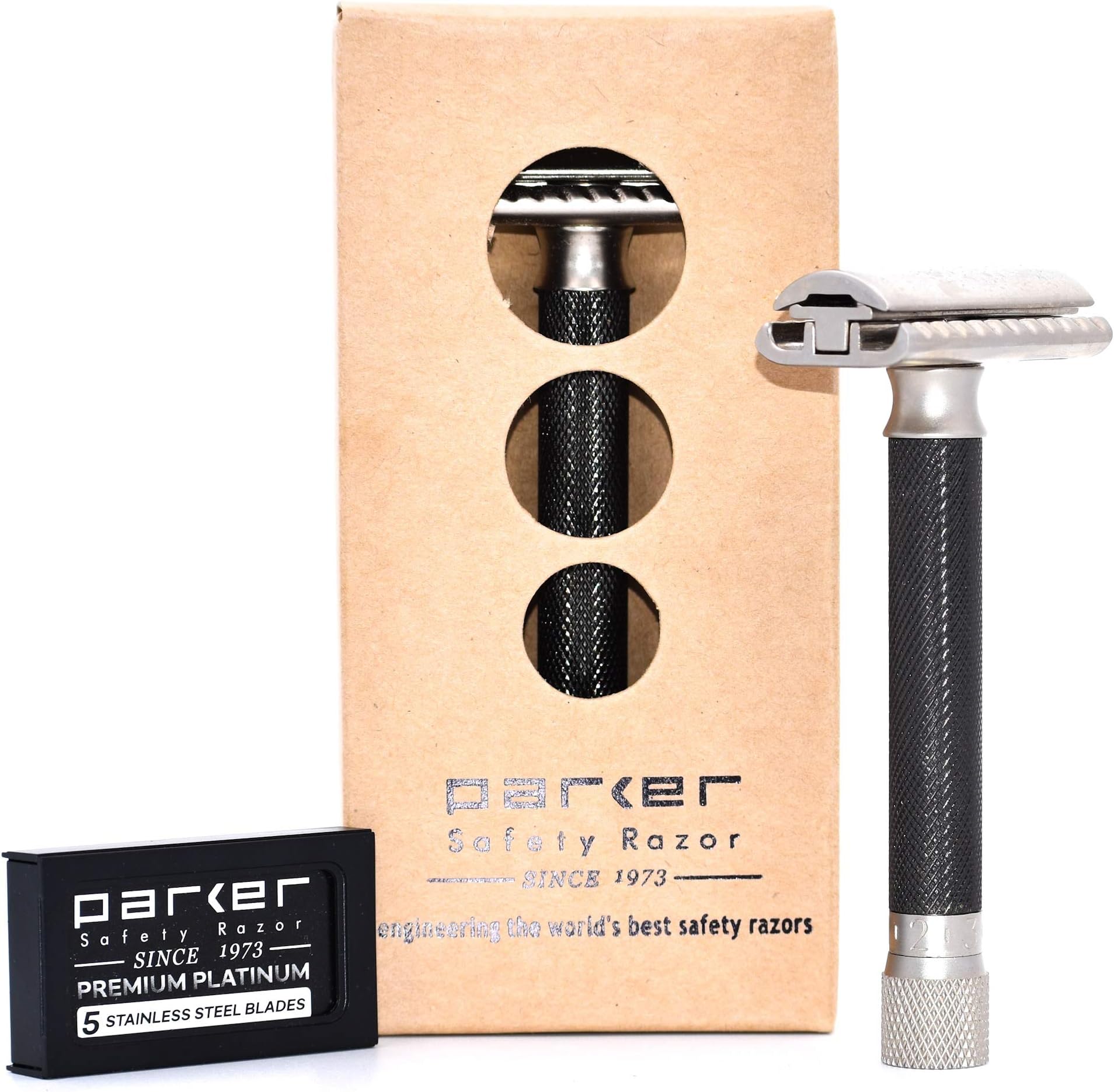 Amazon.com: The Parker Variant Adjustable Double Edge Safety Razor ...