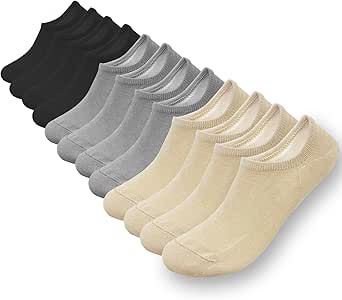 Amazon.com: myafqsj Mens No Show Socks Invisible Socks Low Cut Cotton ...