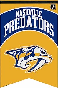 Amazon.com : NHL Nashville Predators Premium Felt Banner 17-by-26 ...