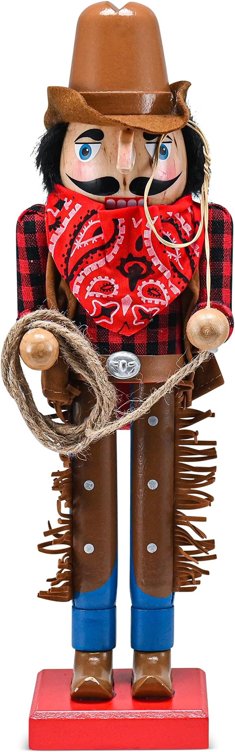 Amazon.com: Kurt Adler 15-Inch Wooden Cowboy Nutcracker : Home & Kitchen