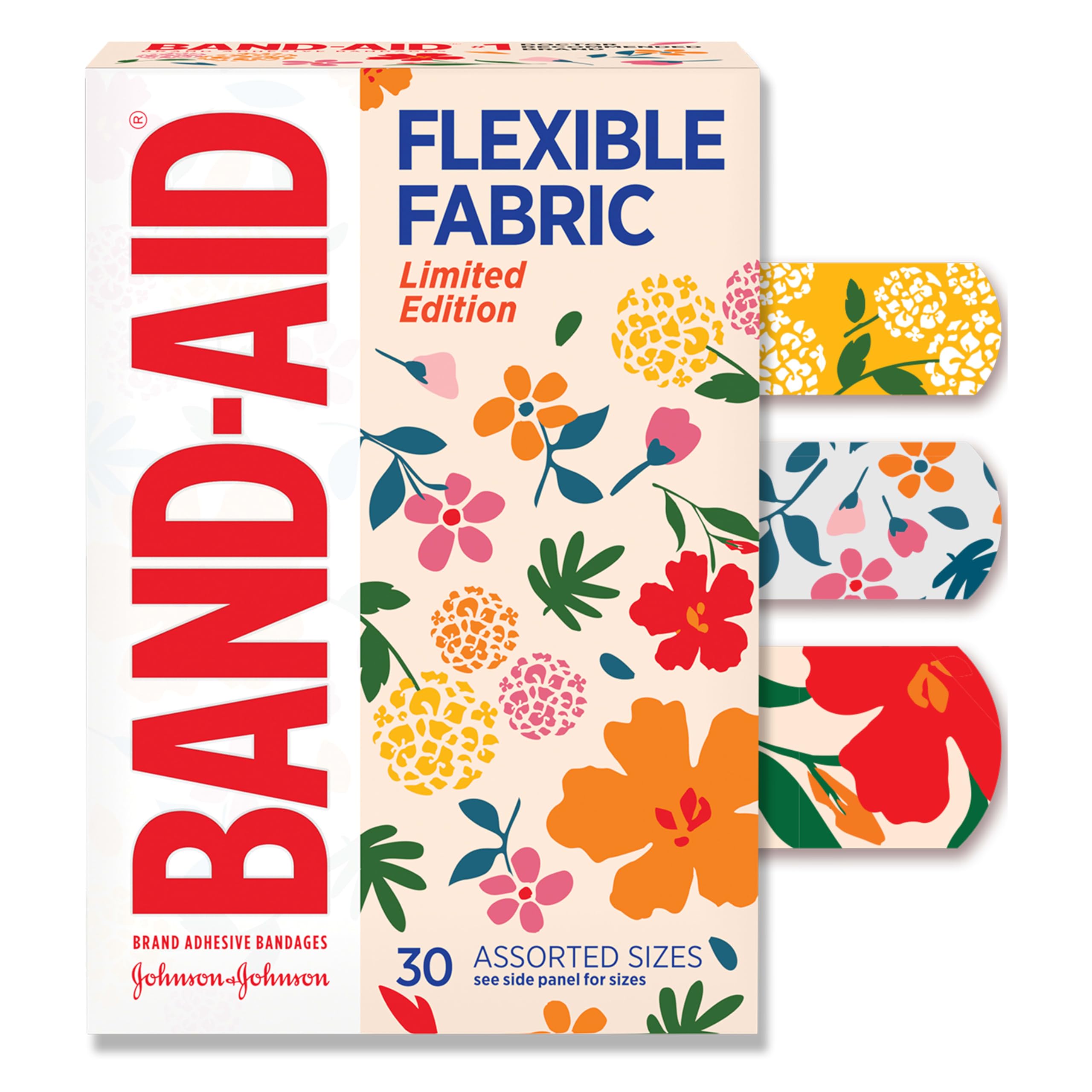 Amazon.com: Band-Aid Brand Flexible Fabric Adhesive Bandages ...