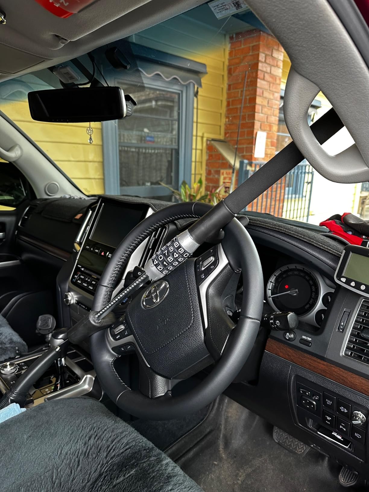 Steering Wheel Lock, Heavy Duty Keyless Password Anti-Theft Lock ...