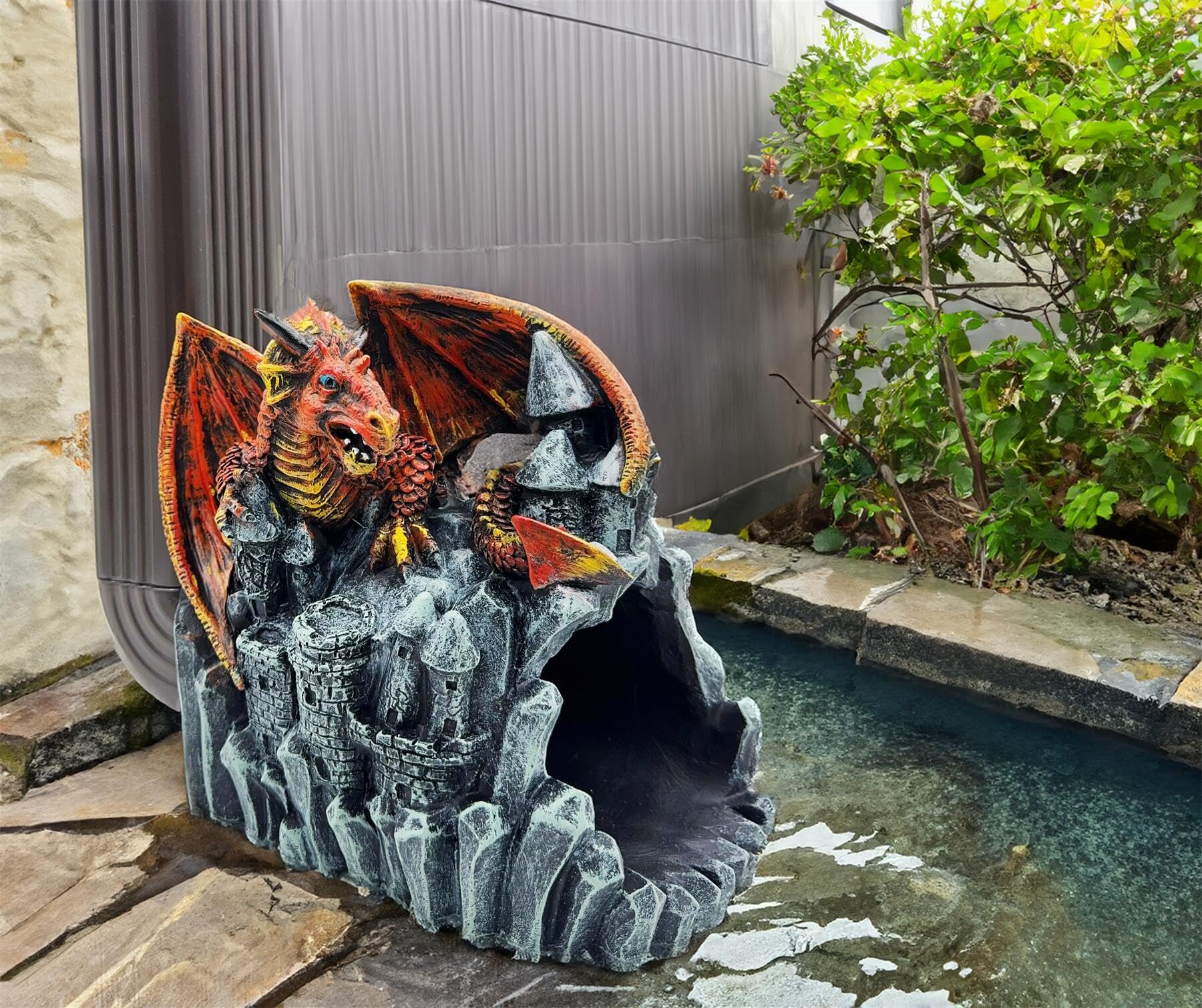 Snapklik.com : Dragon Statue Gutter Downspout Extender,Garden Outdoor ...