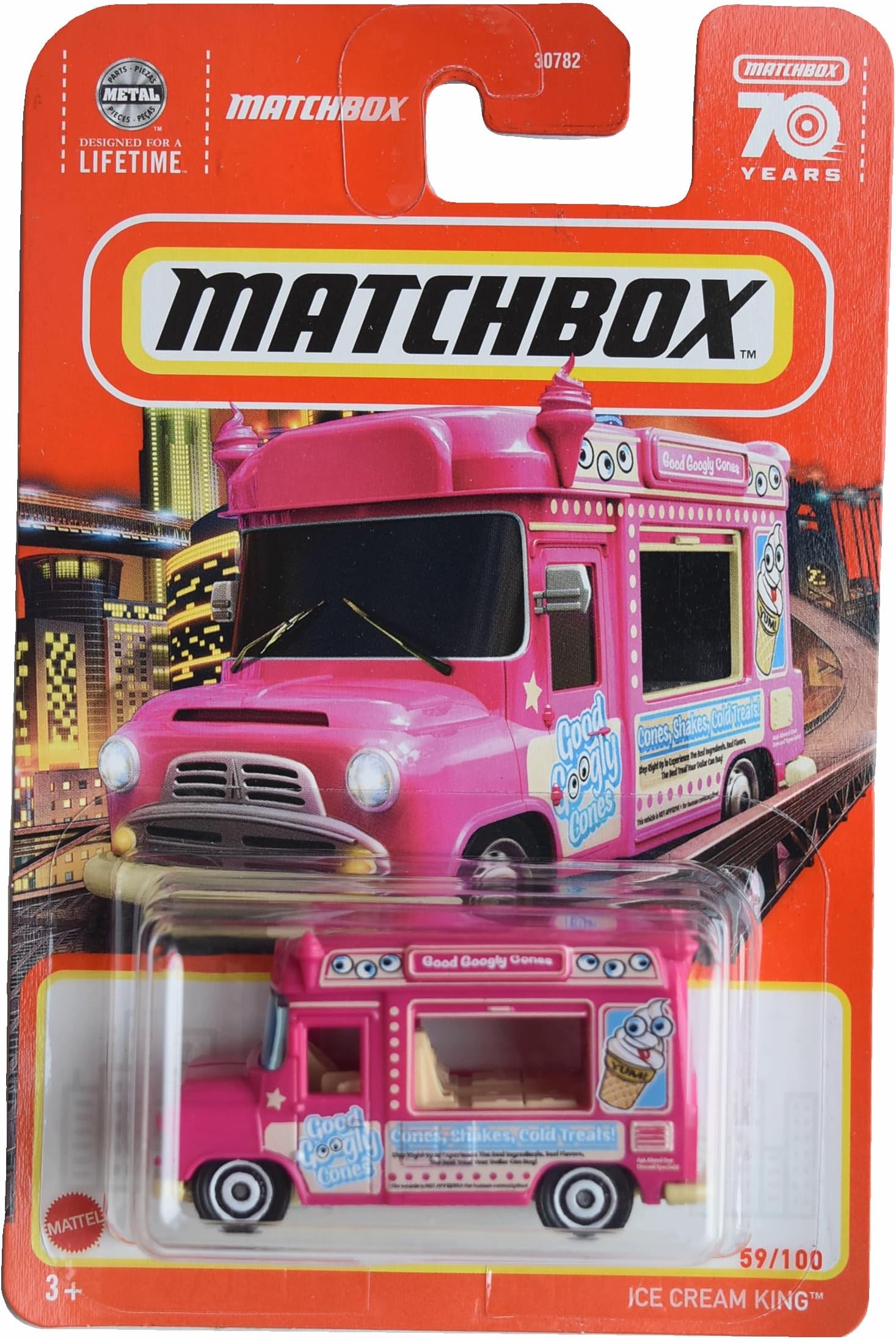 Amazon.com: Matchbox Chow Mobile II, 70 Years 58/100 : Toys & Games