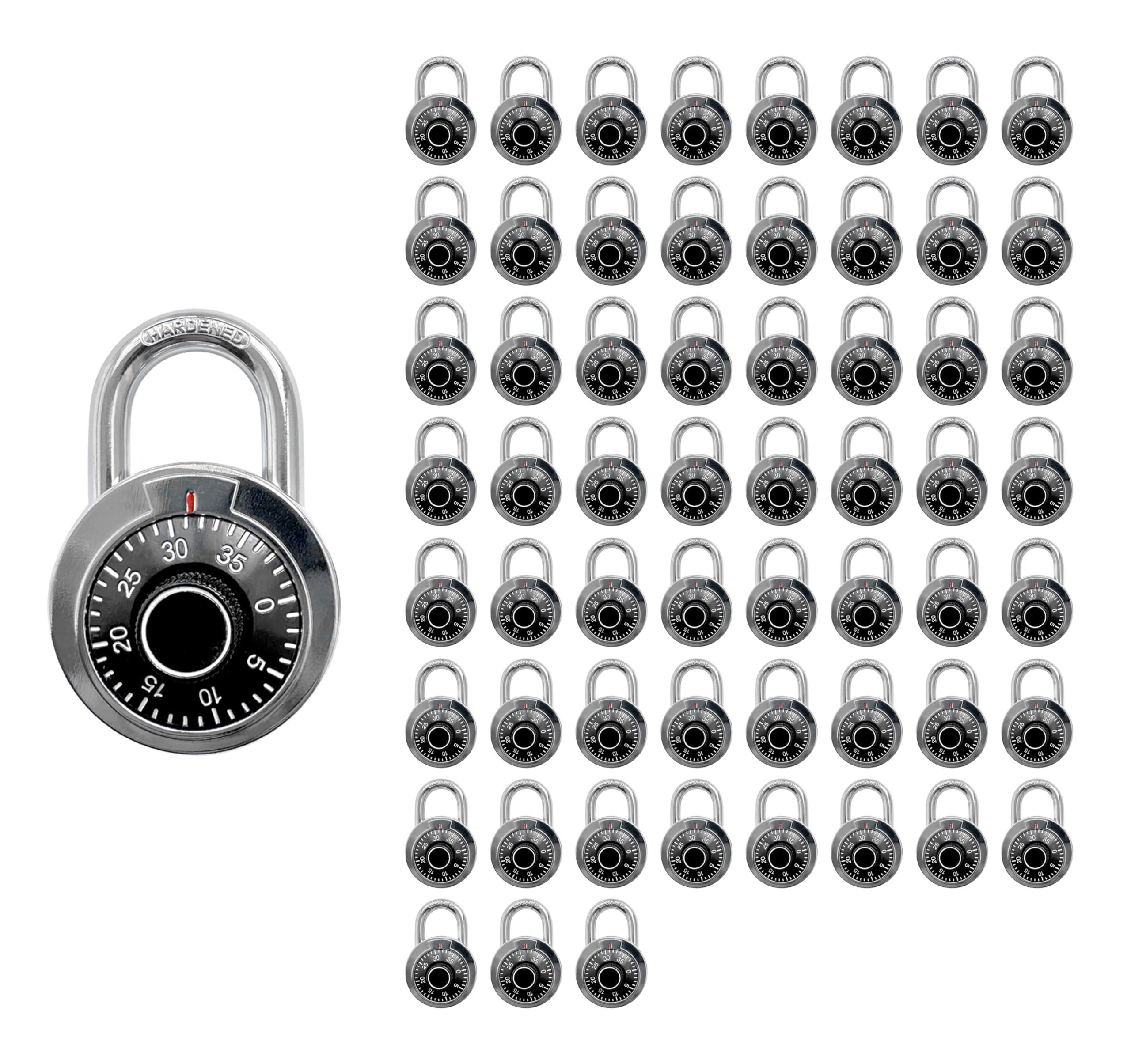 DuoTyga Combination Locker Lock, 60 Pack, Digital Combination Padlock ...