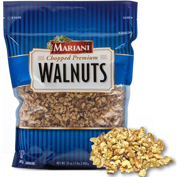 Amazon.com : Mariani Nut - Chopped Premium California Walnuts - Gluten Free, Kosher Certified ...