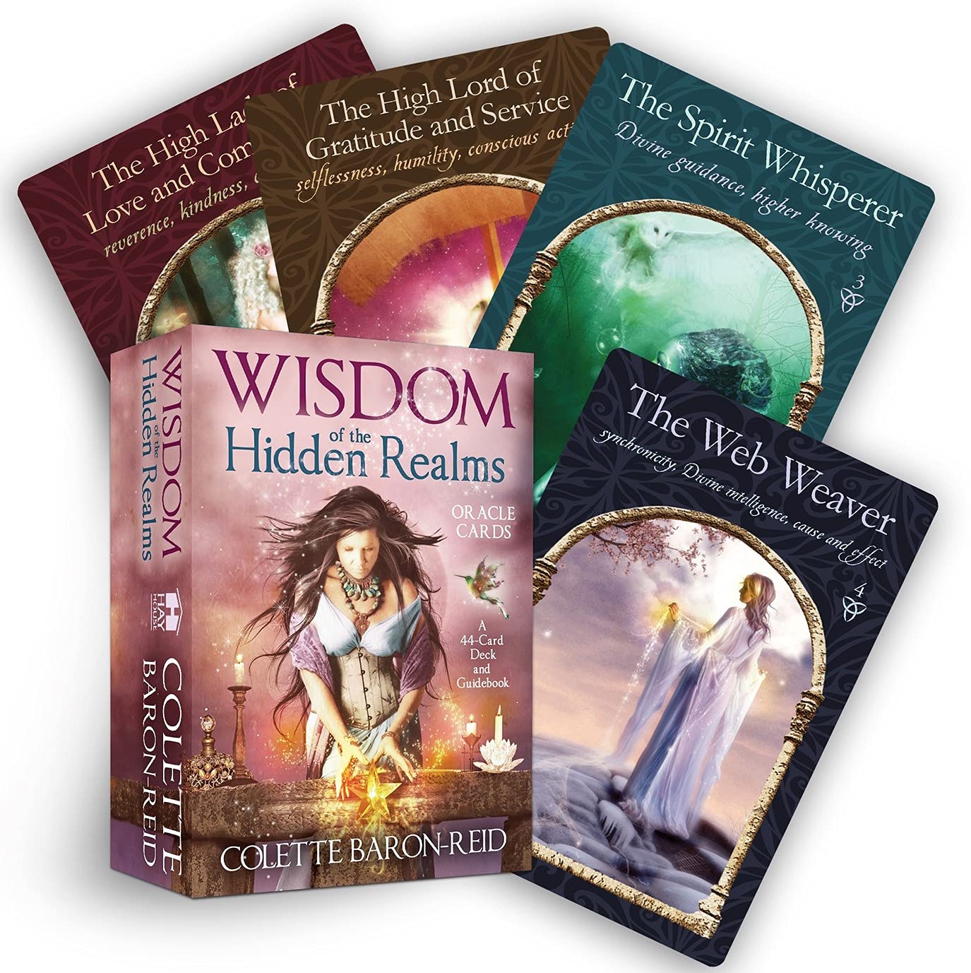 Amazon | Wisdom of the Hidden Realms Oracle Cards: A 44-Card Deck and ...