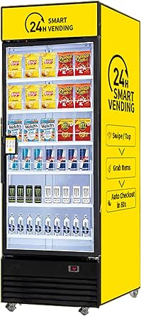 Amazon.com: HAHA VENDING Combo Vending Machine,Smart Refrigerated ...