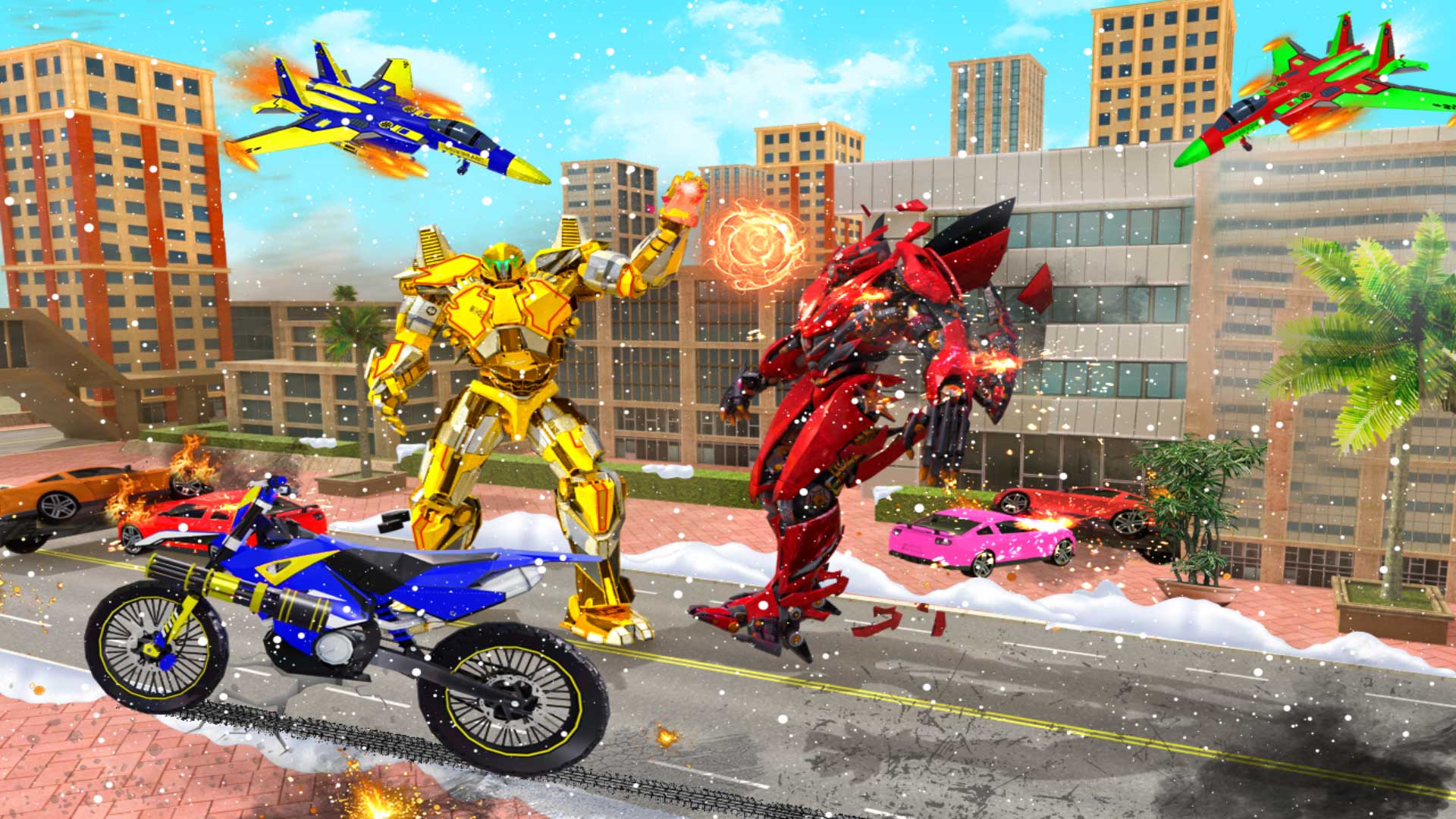 Snow Bike Transform Robot Game - App on Amazon Appstore