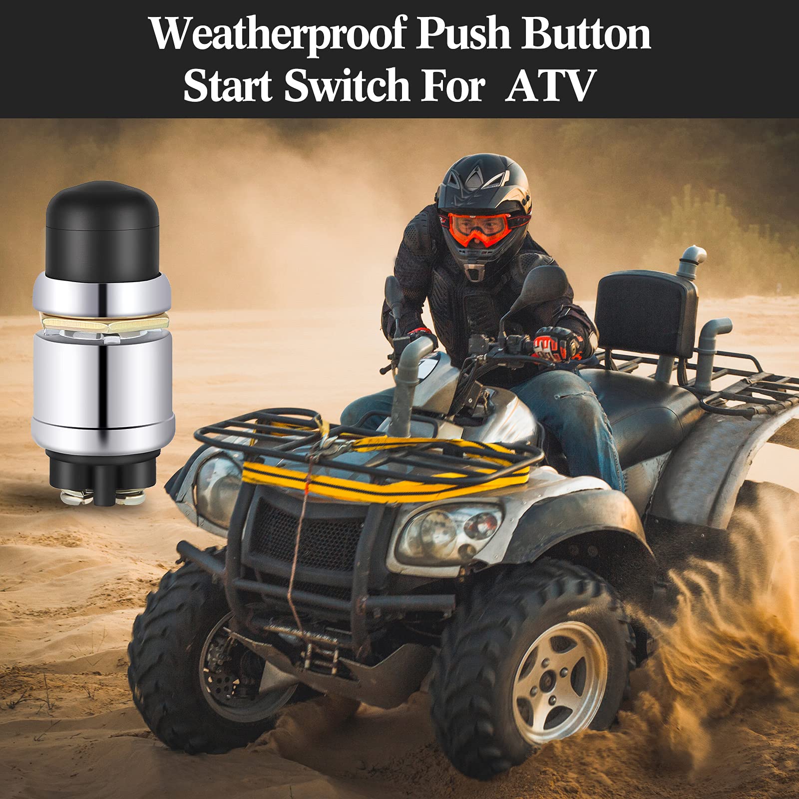 Snapklik.com : Engine Start Push Button Momentary 12v And 24v ...