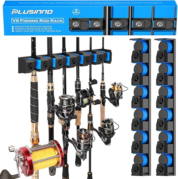 Amazon.com: PLUSINNO Fishing Gifts for Men - V6 Vertical Fishing Rod ...