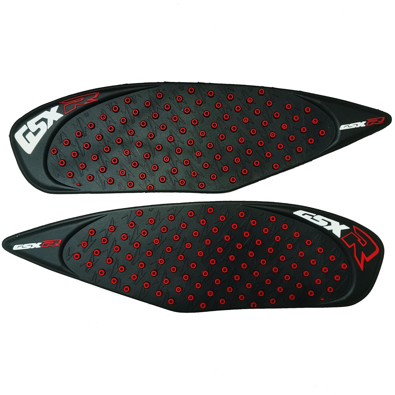 Amazon.com: Red Gas Fuel Tank Pad Traction Side Fuel Knee Grip Decal ...