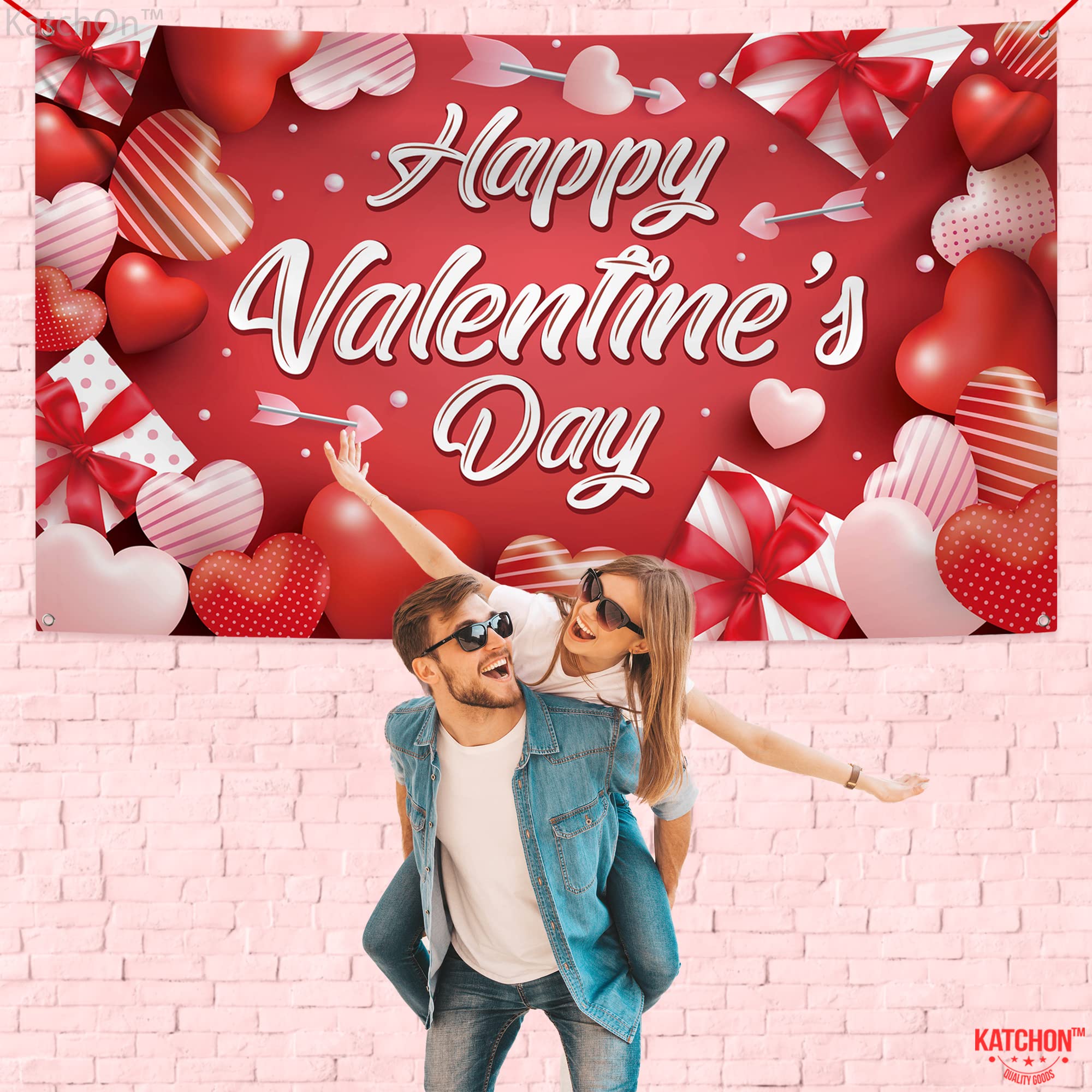 Katchon Happy Valentines Day Banner Free Printable Banner For ...