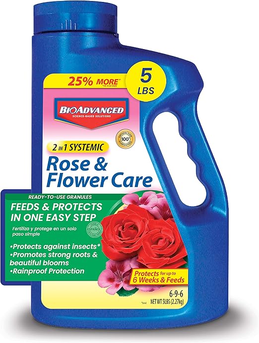 Amazon.com: BioAdvanced 2-In-1 Systemic Rose and Flower Care, Granules ...