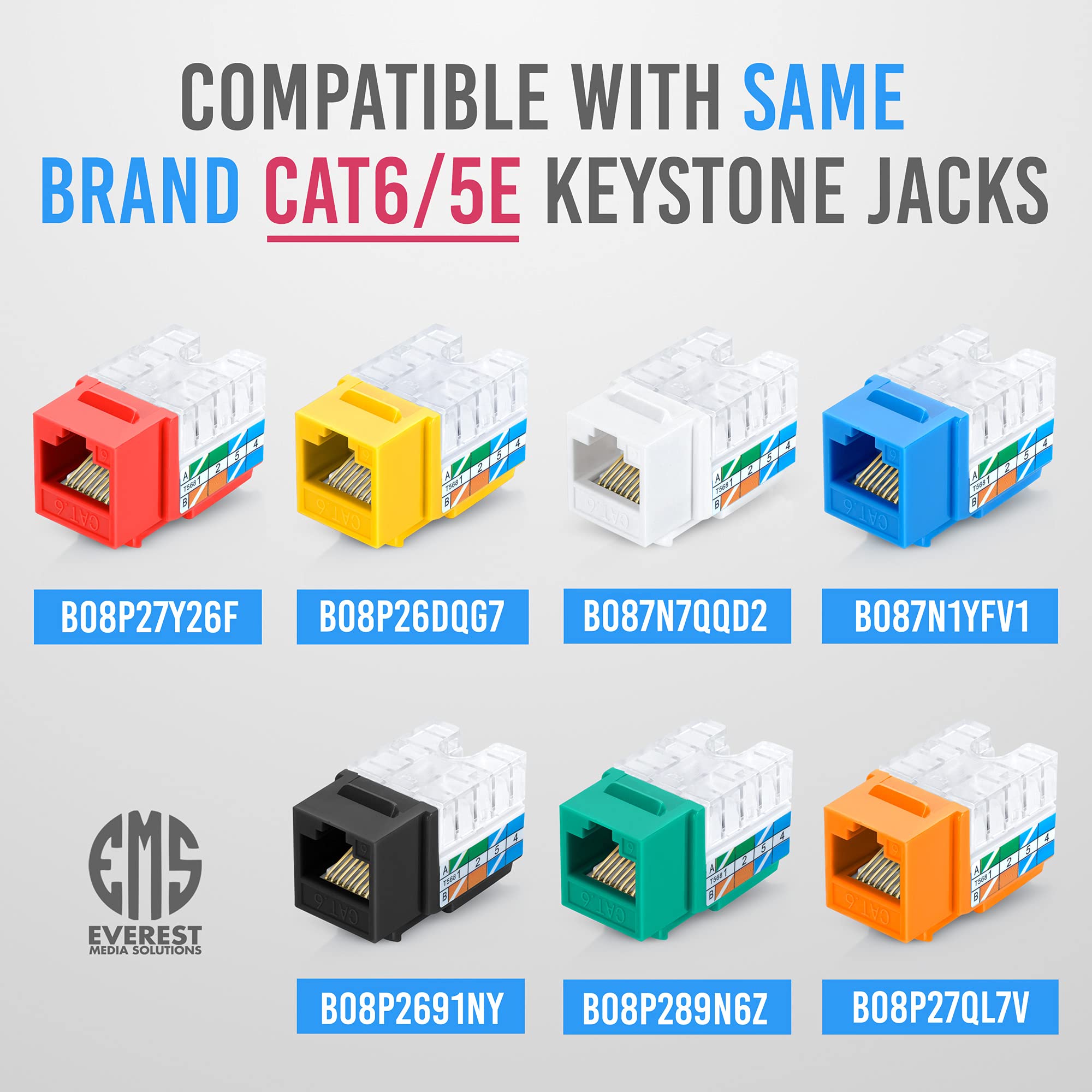 Buy EMS easyJACK - Speed Termination Tool Kit - With 10 Blue & 10 White ...