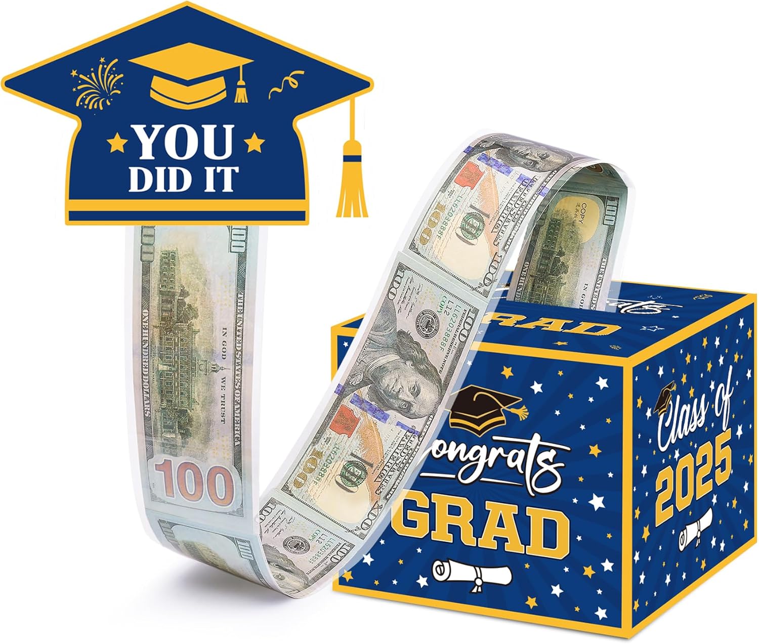 Amazon.com: Meiidoshine Graduation Gifts, Graduation Money Box Blue ...