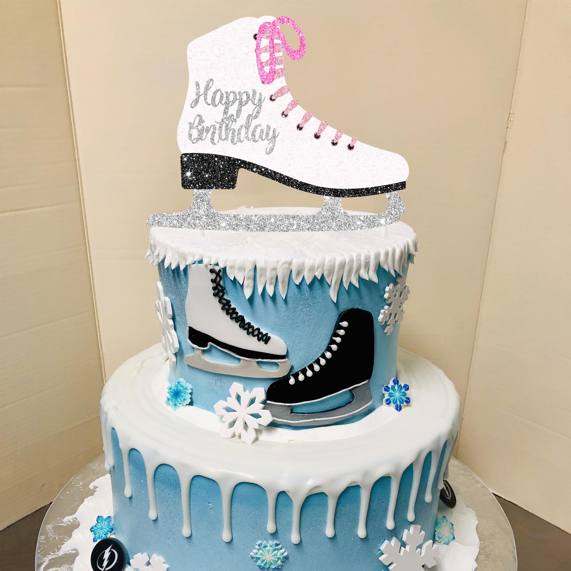 Ice Skate Template For A Cake Ice Skating Personalised Edible Icing