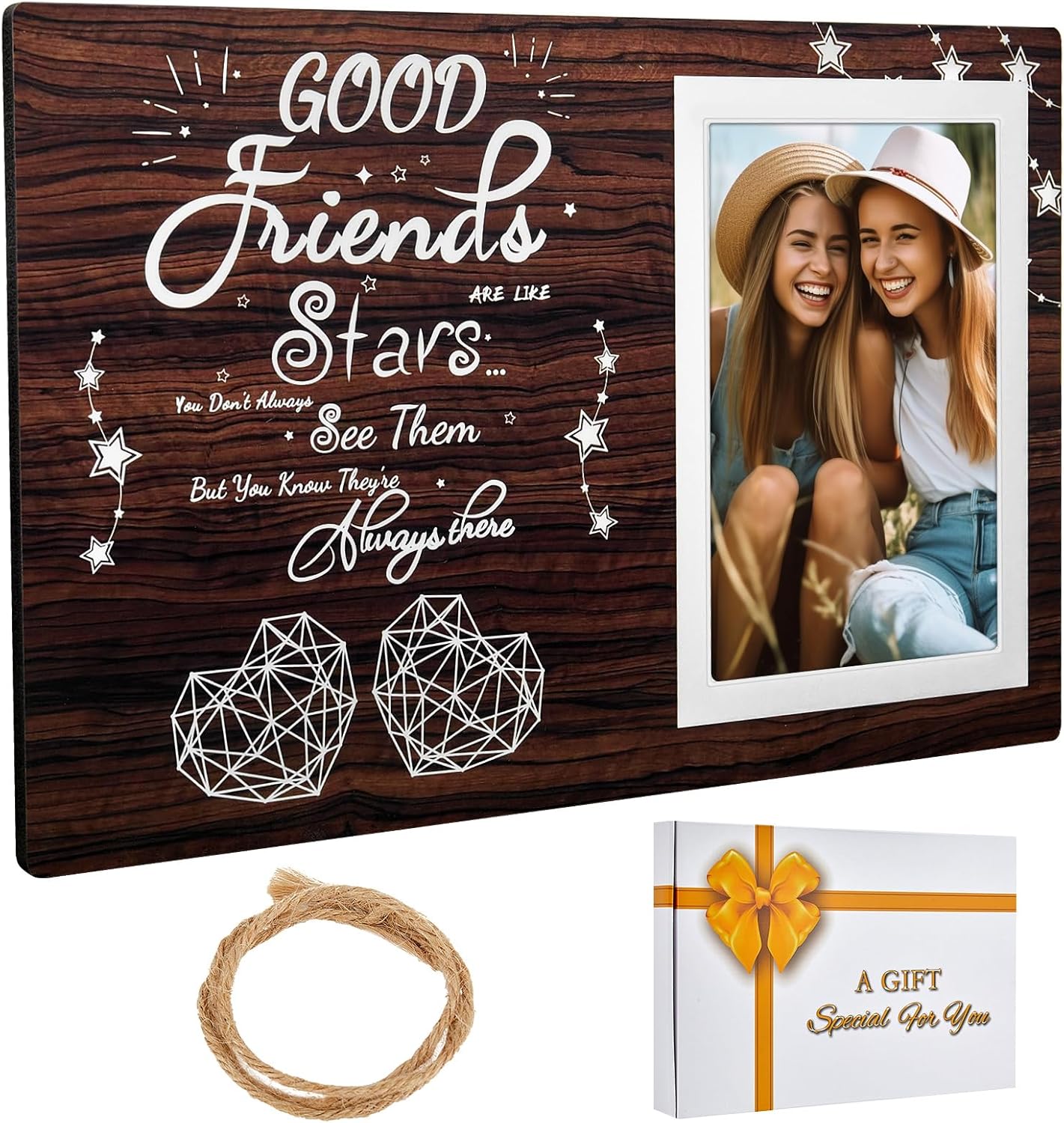Best Friend Photo Frames 4x6 Inch, Unique Birthday Friendship Gift for ...